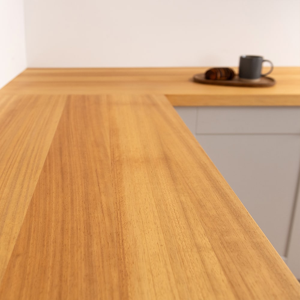 Full Stave Iroko Worktop | House of Worktops